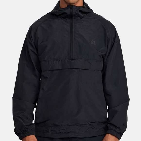 RVCA | Jackets & Coats | Nwt Rvca Black Outsider Packable Anorak Jacket ...